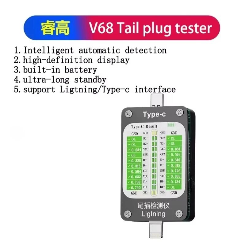 Тестер разъемов QIANLI V68 RG V68