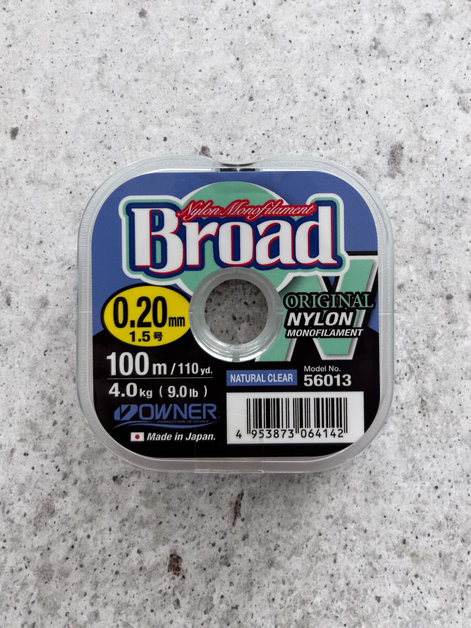 Леска Owner Broad 100 м 0,20 мм 4 кг монофильная Natural Clear