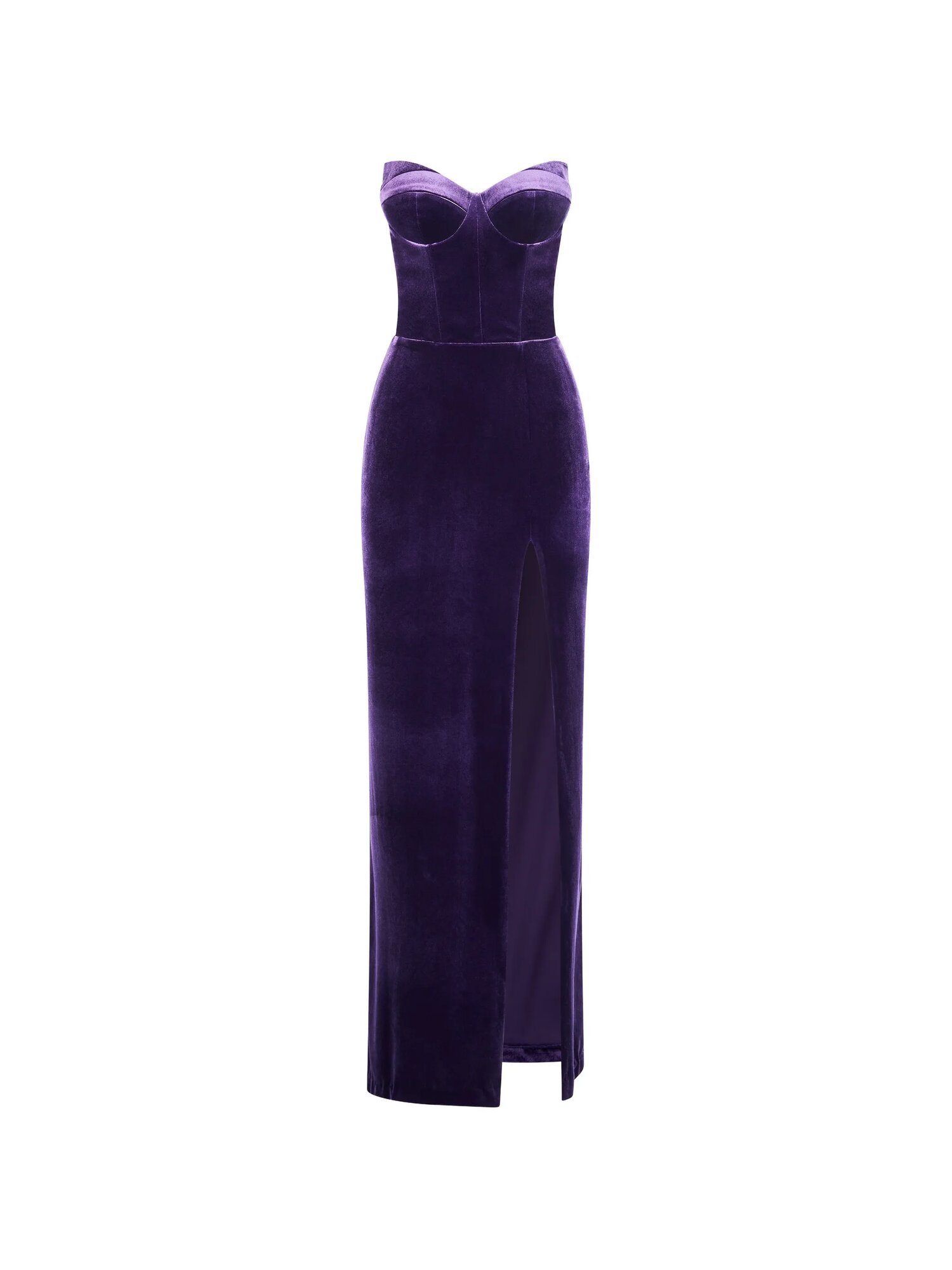 Платье Imroska 24 split strapless maxi dress