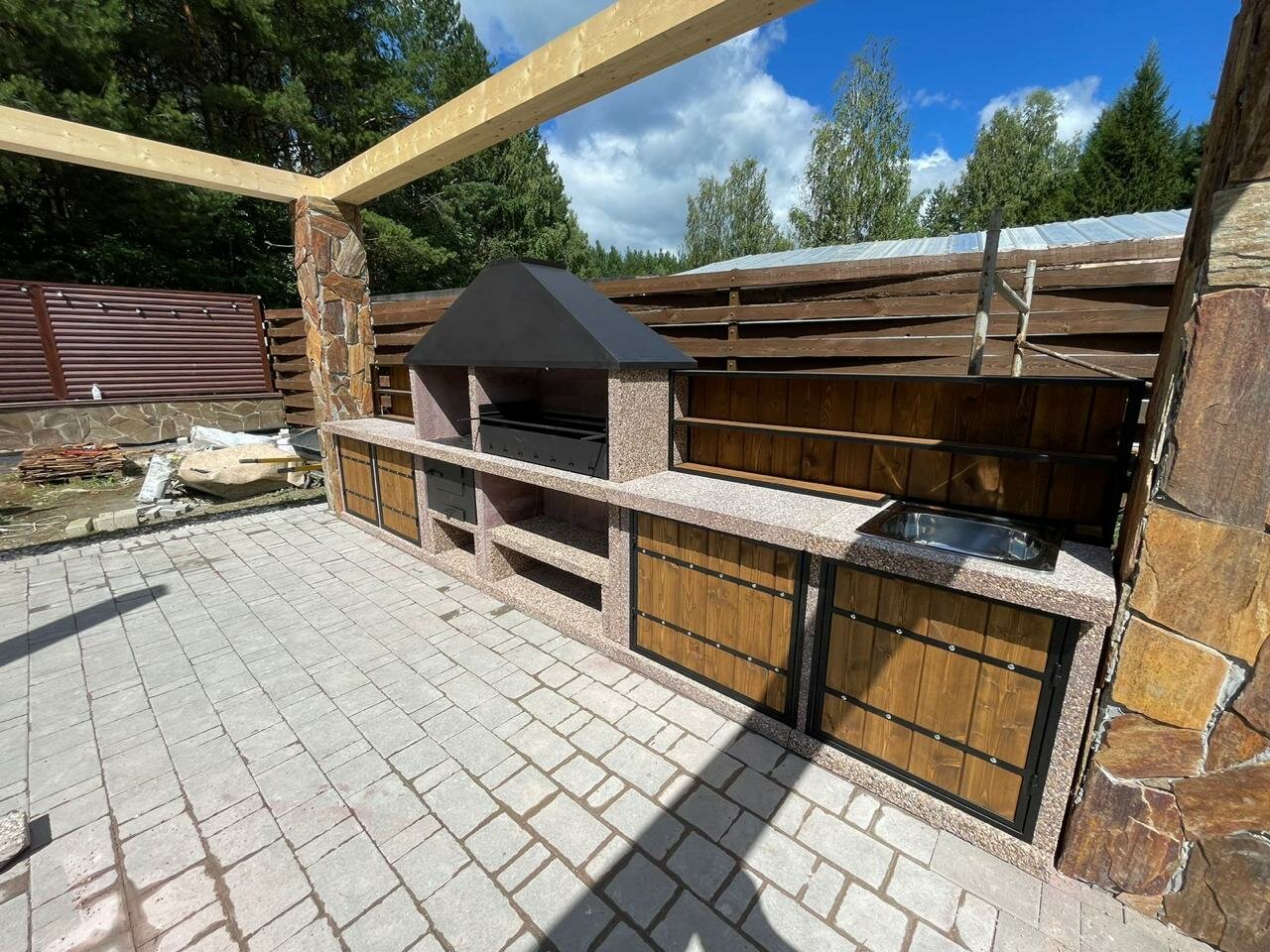 Барбекю комплекс Premium Stone