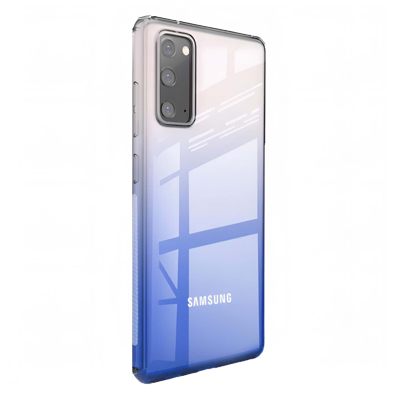 Чехол-накладка MyPads для Samsung Galaxy S21(SM-G991)прозрачная с эффектом дождя из ультра-тонкого полимерного силикона