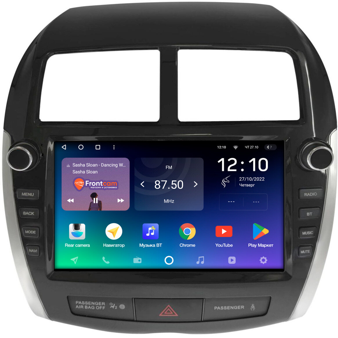 Штатная магнитола Mitsubishi ASX, Outlander Sport, RVR 3 2010-2019 (авто без Rockford) Teyes SPRO PLUS 6/128 9" RM-9-3752 Android 10 (4G-SIM, DSP, IPS