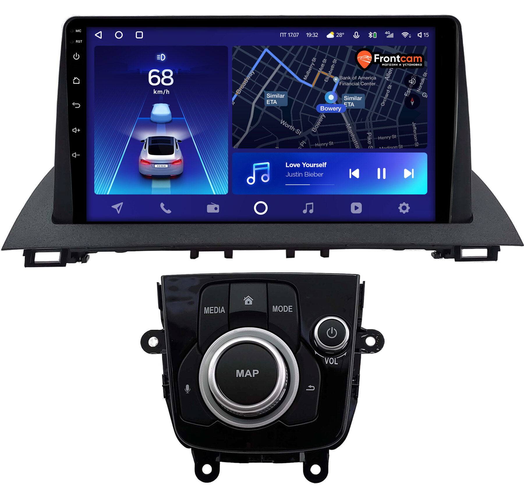 Штатная магнитола Mazda 3 (BM), Axela 3 2013-2019 Teyes CC2 PLUS 6/128 9" RM-9-1277 Android 10 (4G-SIM, DSP, QLed)