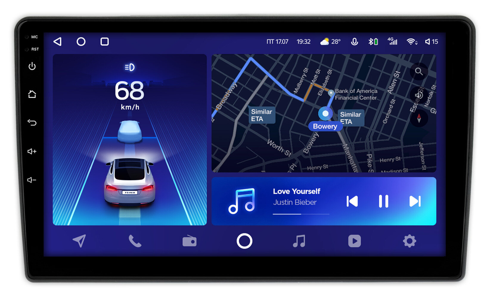 Штатная магнитола Teyes CC2 PLUS 6/128 9" RM-9-259 Hyundai i40 2011-2015 Android 10 (4G-SIM, DSP, QLed)