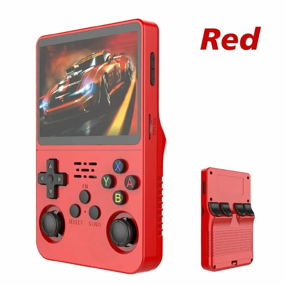 Портативная игровая консоль R36S / Ретро консоль 64ГБ, фиолетовый