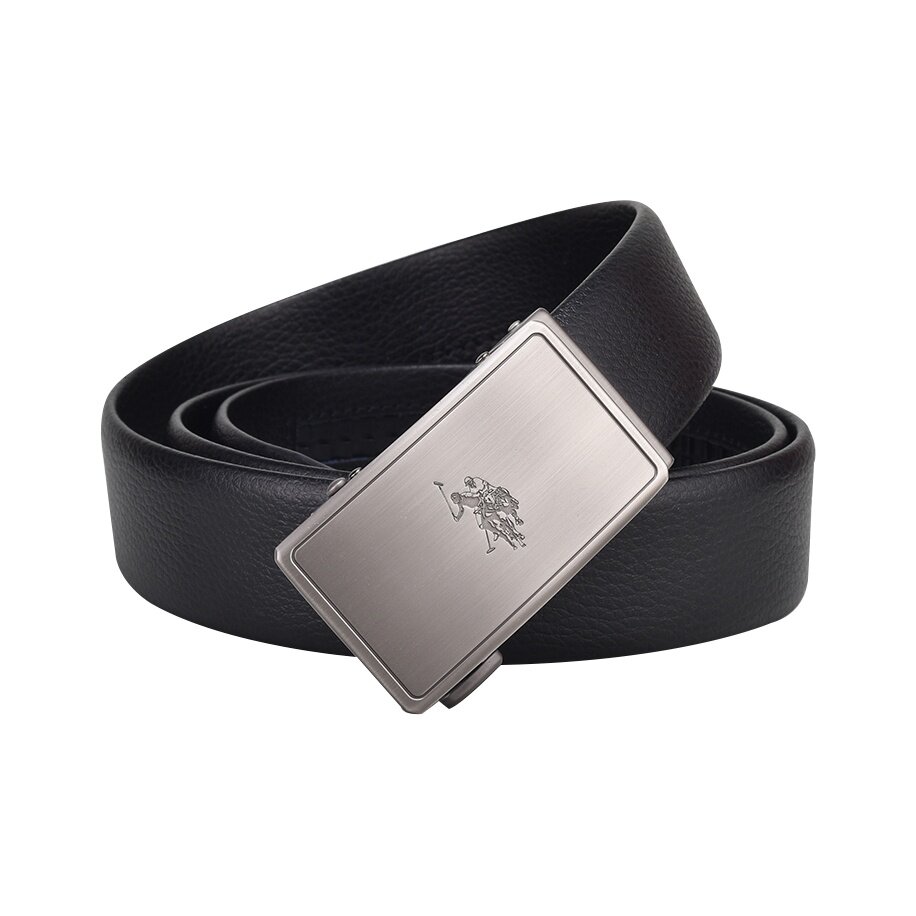 U.S. POLO ASSN. Ремни из коровьей кожи с эффектом перенесенной кожи мужские 3,5 см 115cm