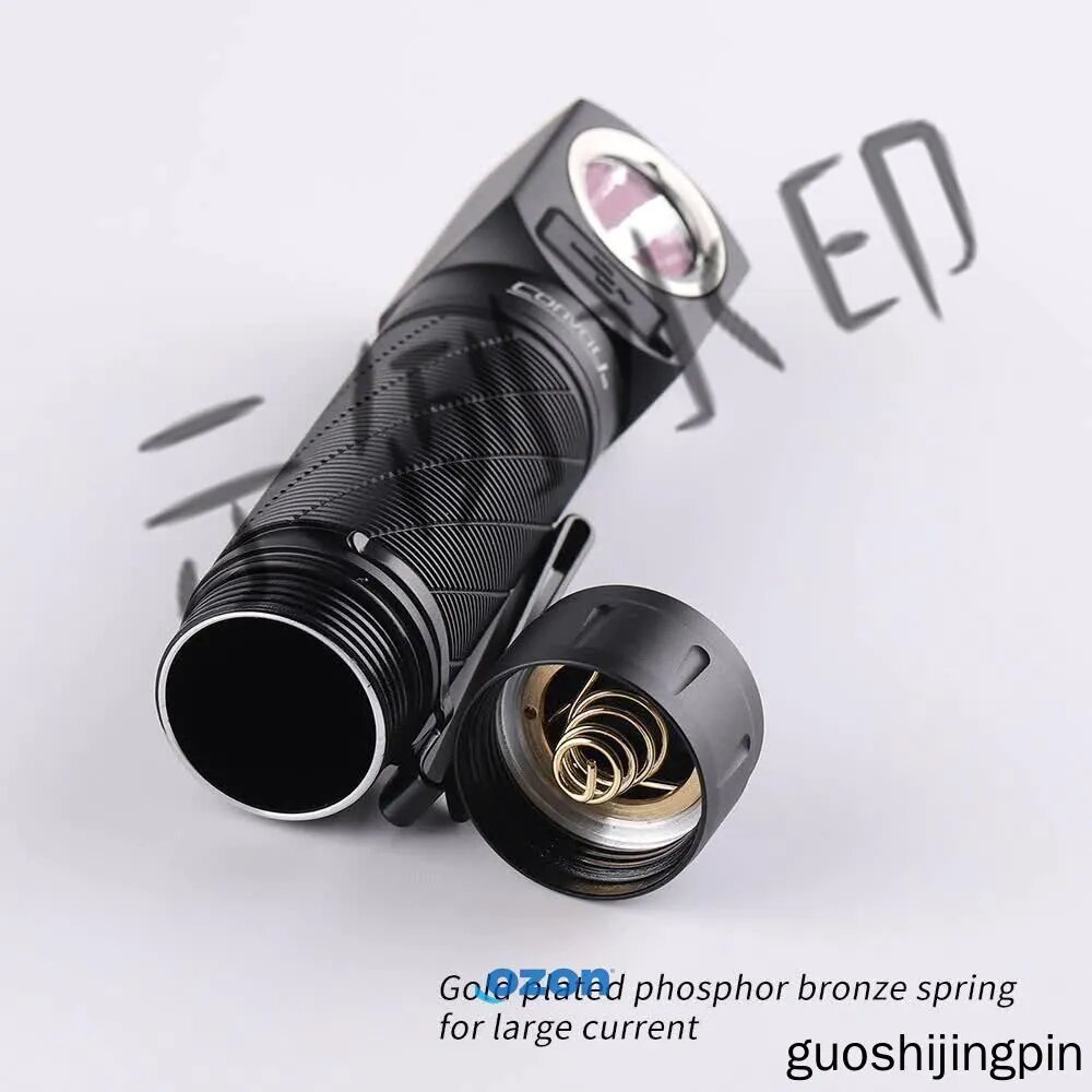 Convoy H3 SST40 5000K ручной фонарь 2400LM LED, IPX4 черный, аккумулятор 21700 — фото 1