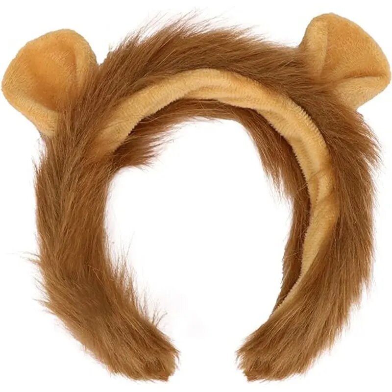 Ободок-заколка с ушками льва, цвет Large Headband