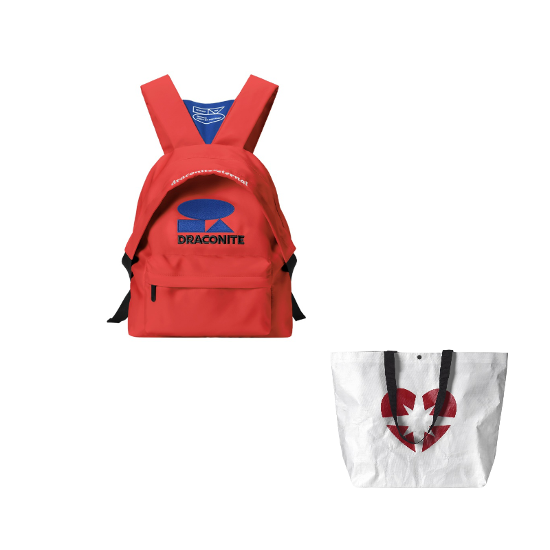 Рюкзак Mini женский DRACONITE, Maple Leaf Red, из полиэстера
