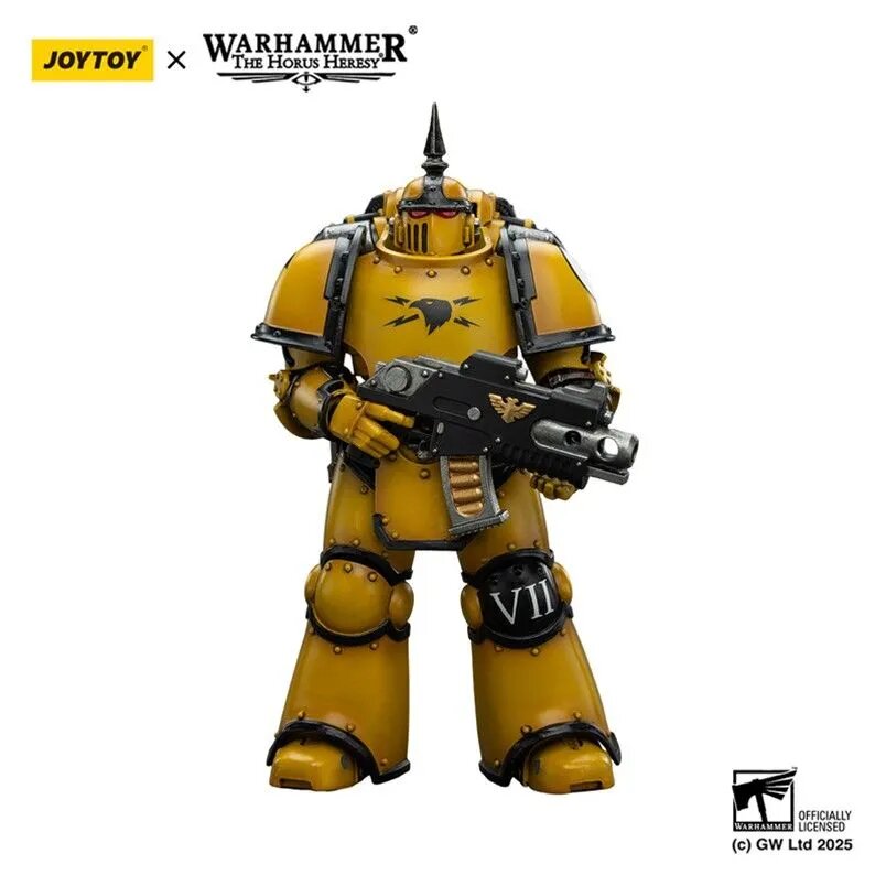 Подвижная фигурка JOYTOY Warhammer 40K 1/18 Action Figures Imperial Fists MKIII Tactical Legionary