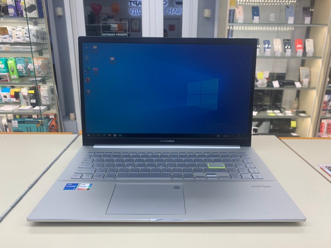Ноутбук ASUS Asus Vivobook S15; Core i5-1135G, Intel iris XE Graphics, 8 Гб, 500 Гб, б/у уценка