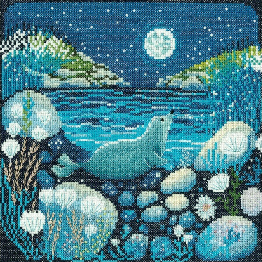 Набор для вышивания Лунная бухта 20,5 х 20,5 см HERITAGE MSMB1761E