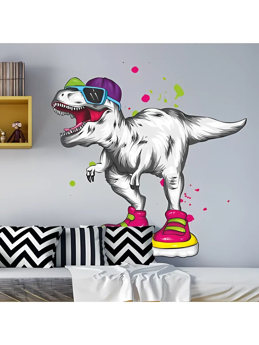 Наклейка динозавры Яркое настроение allstick арт. 44-39