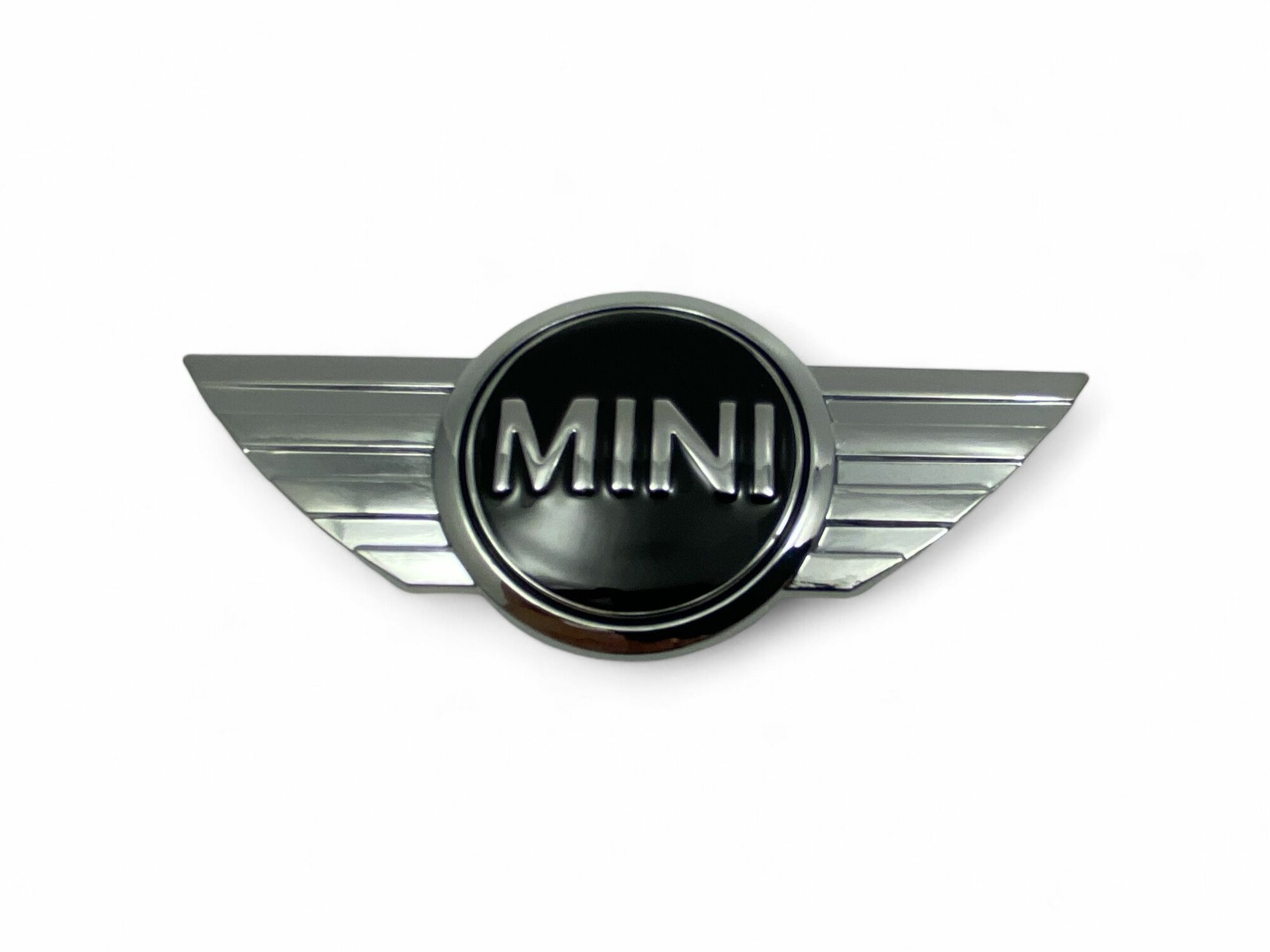 Эмблема Mini Cooper мини 119х51 мм хром/черная