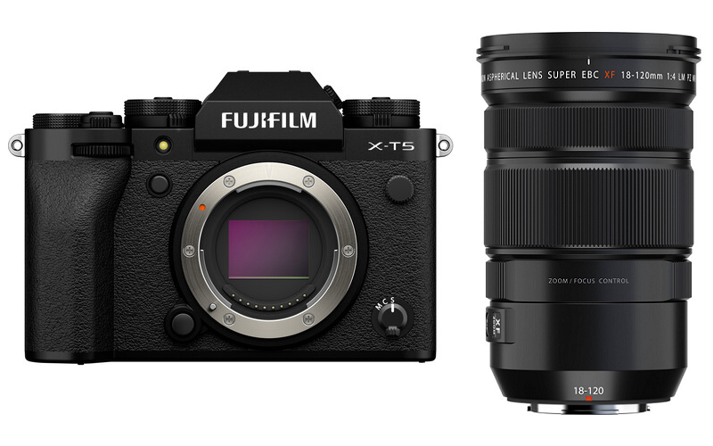 Фотокамера Fujifilm X-T5 Kit XF 18-120mm f/4 LM PZ WR черный
