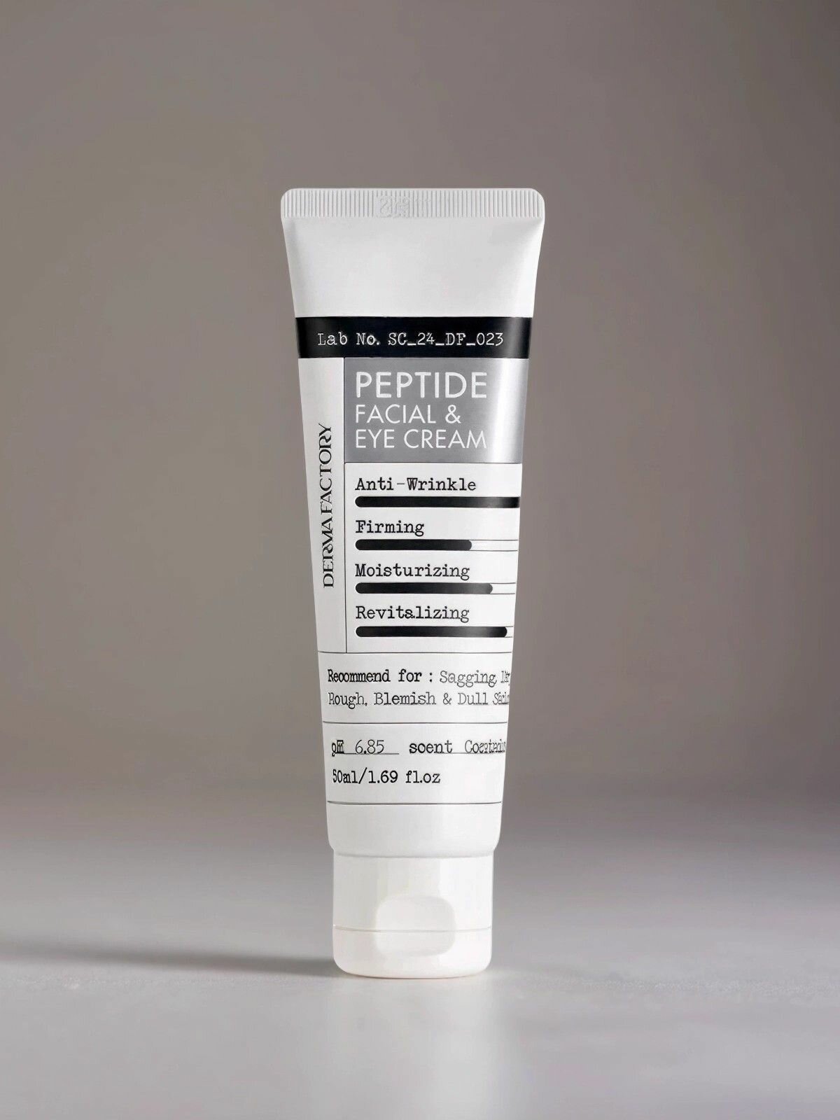 DERMA FACTORY Крем для лица и век пептидный PEPTIDE FACIAL & EYE CREAM 50 мл