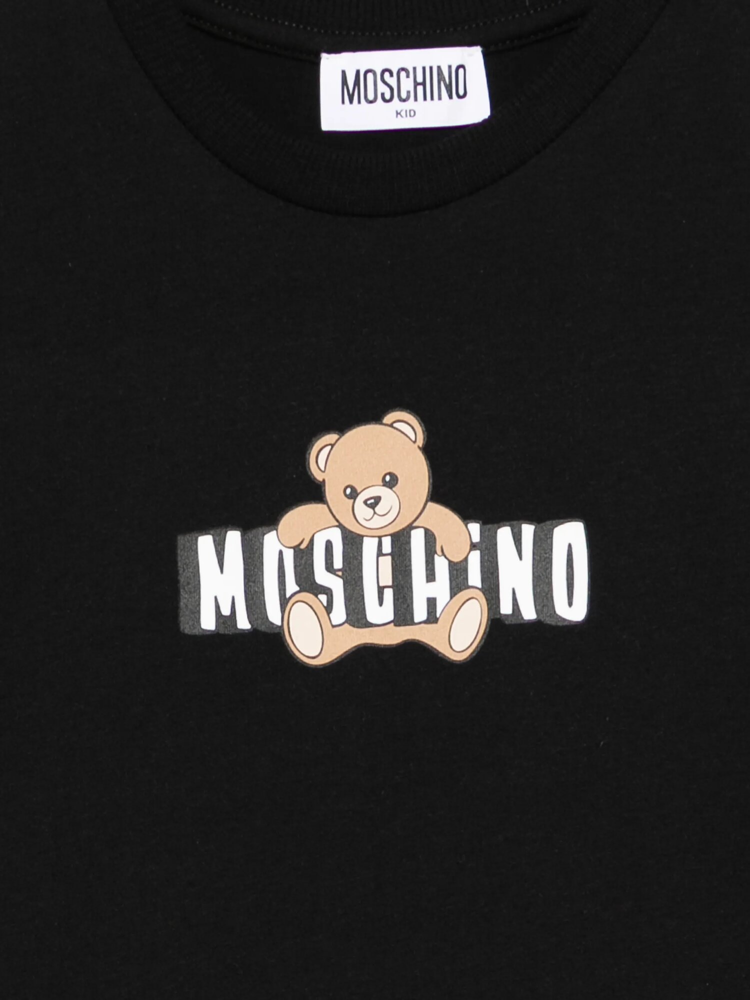 Футболка MOSCHINO, размер 128, черный — фото 1