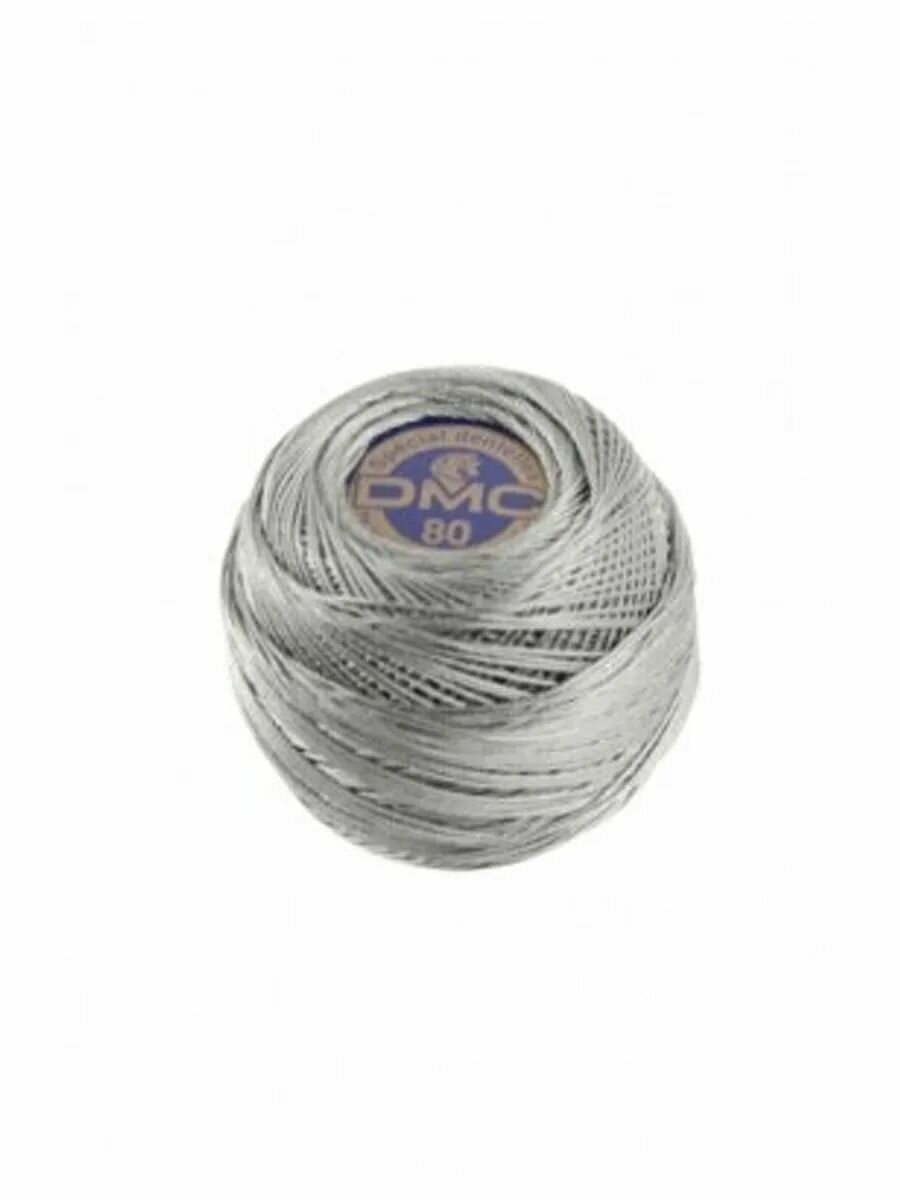 Нити DMC Dentelles для вязания кружева, 100% хлопок, 5 гр. (1 шт, 90 м.), цвет: 169
