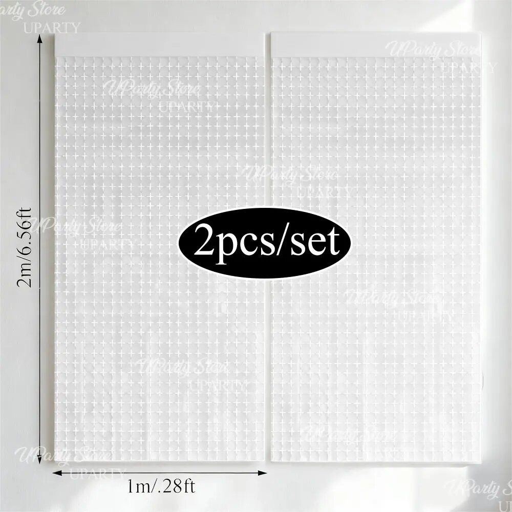 Фольгированные занавески MicroPlush серебристые 2 шт. Small White