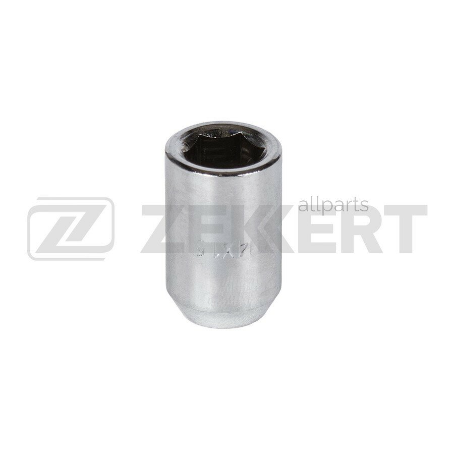 ZEKKERT BE-4329 Гайка колесная конус M14 x 1 5 L=32 внутренний шестигранник Хром