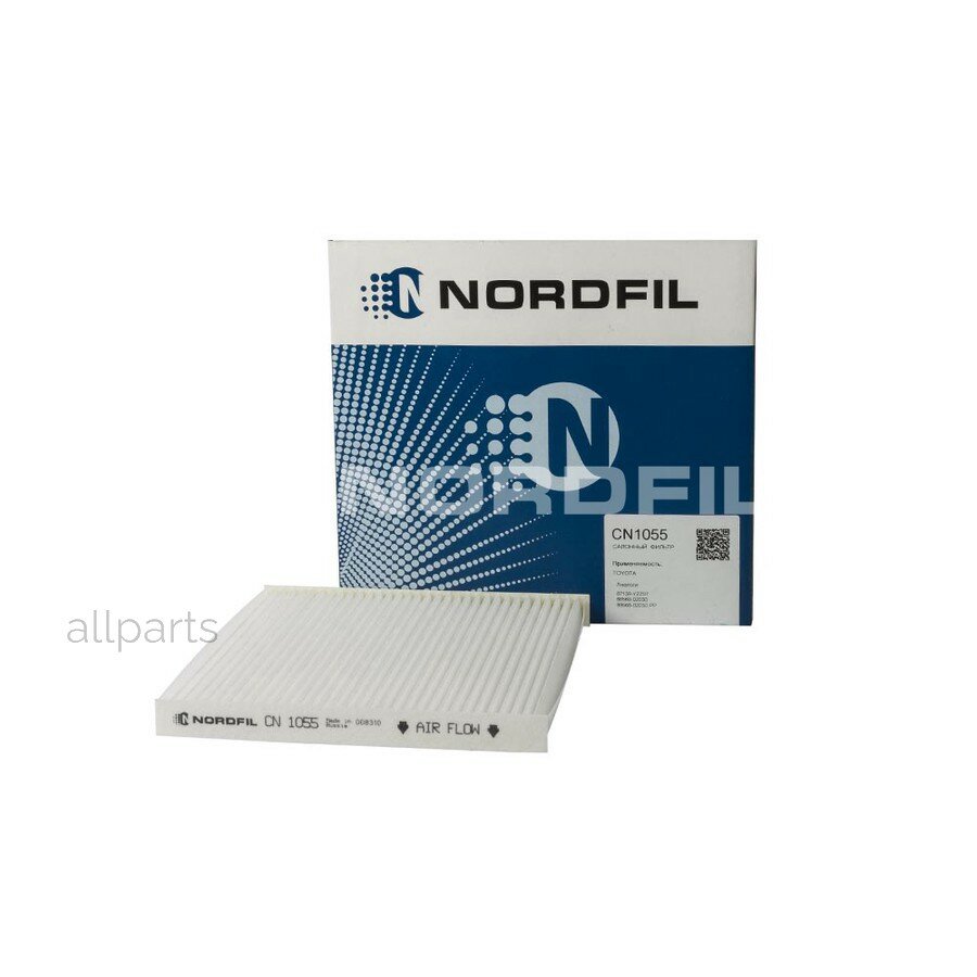 NORDFIL CN1055 Фильтр салона Toyota Avensis 03- Corolla 02-