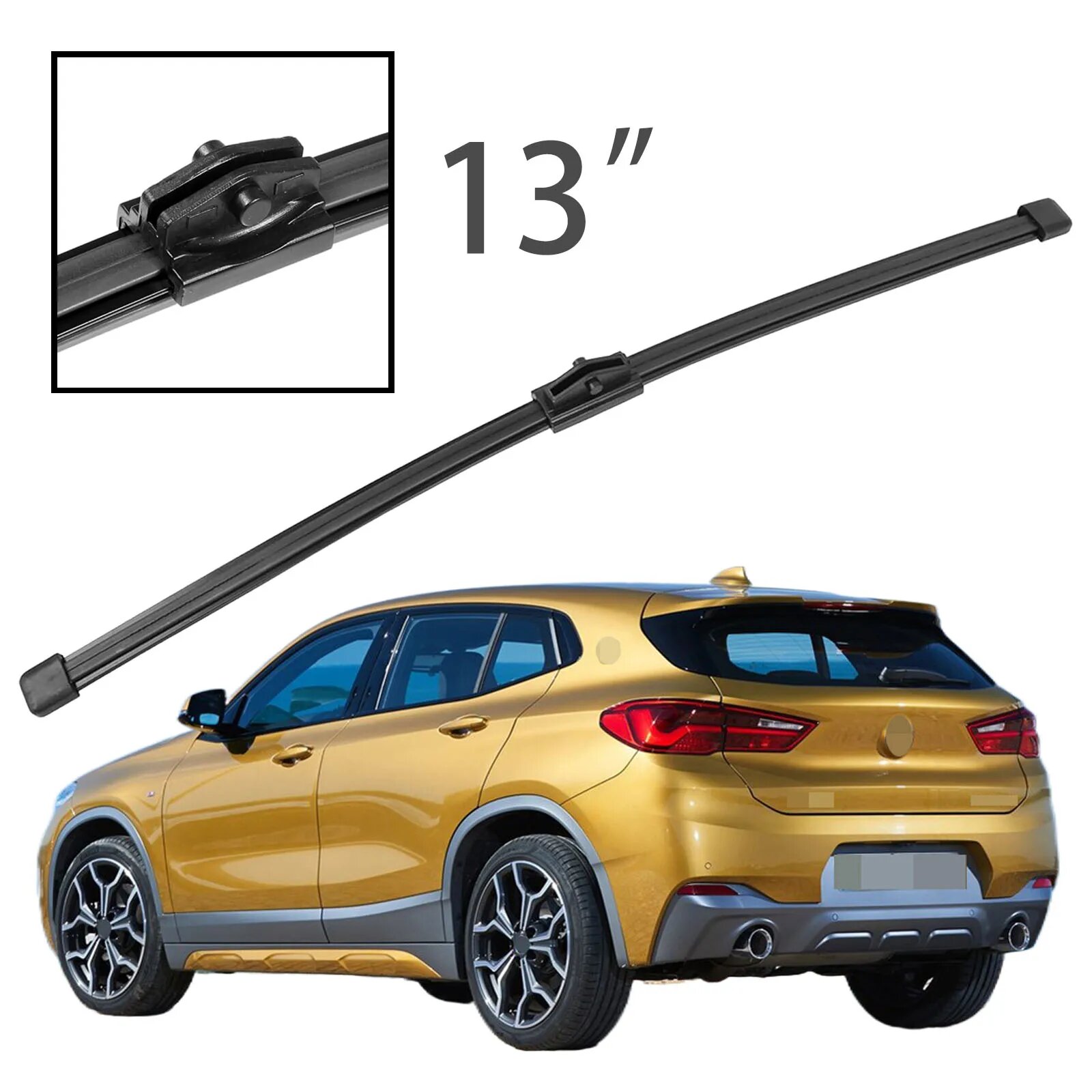 13 "Омыватель лобового стекла для BMW X2 F39 2018-2022, автомобильные аксессуары, аксессуары задний заднего дворников стеклоомывателя стеклоочистителя дворники омыватель омывателя стекомывателя стеклоочиститель щетки