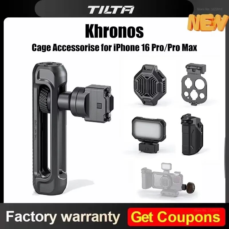 TILTA Khronos 17mm iPhone 16 Pro/Max, TK-IP16-17LA-SG — фото 1