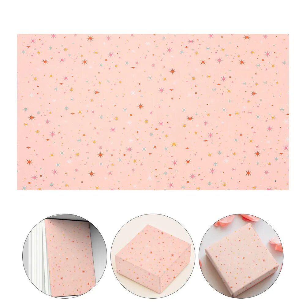 Набор подарочной упаковочной бумаги из 30 листов цветной плотной бумаги для упаковки подарков