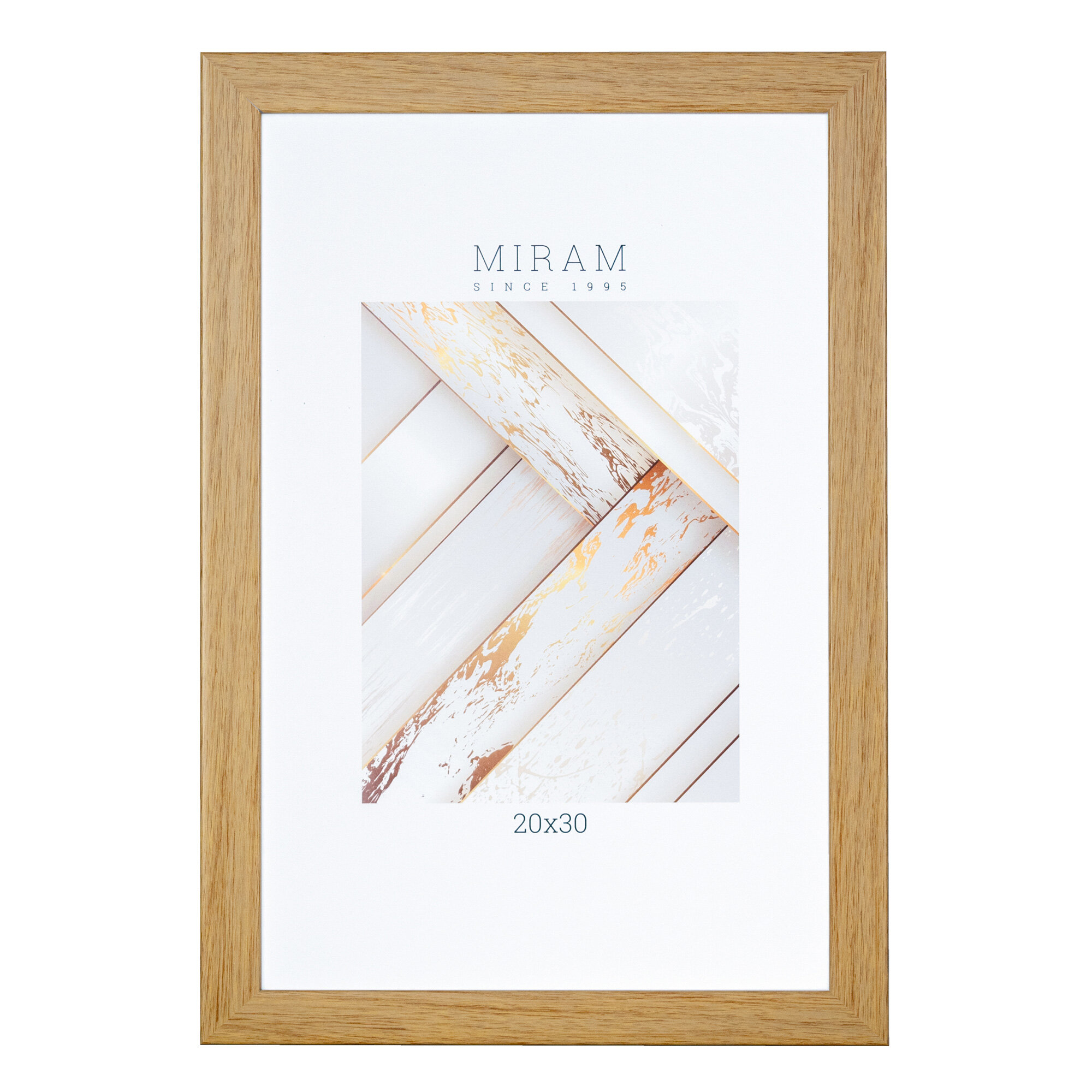 Фоторамка Мирам 20х30 см, светлый дуб