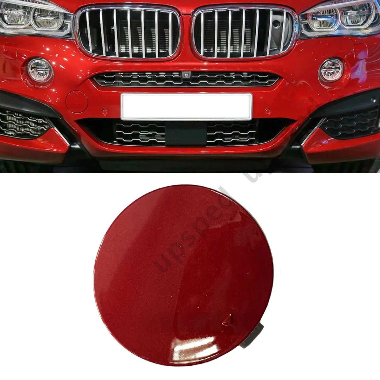 Крышка проушины фаркопа переднего бампера для BMW X6 M-SPORT F16 2015-2018 51118065933
