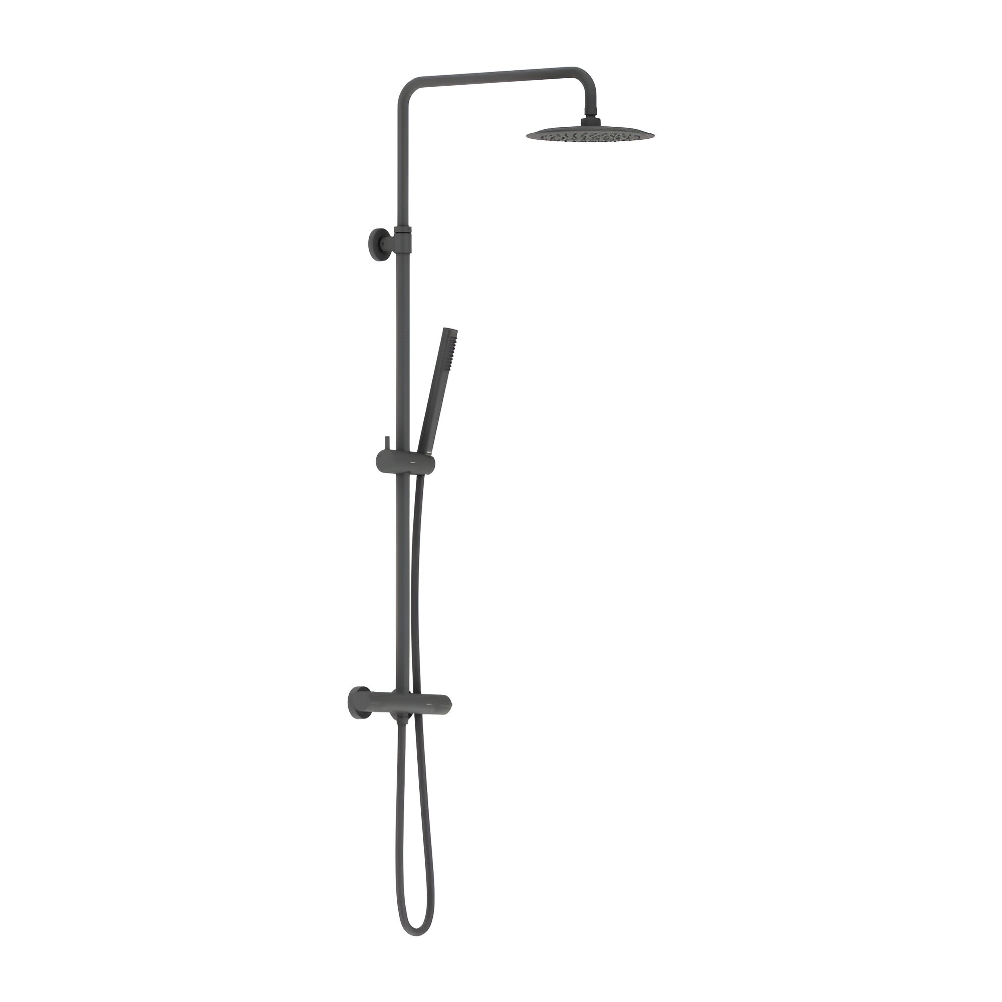 Душевая система c термостатом Damixa Scandinavian Pure 936800300, черный