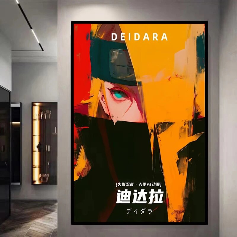 Постер Naruto Deidara, 50x70 см, цвет CX-143-7, без рамы