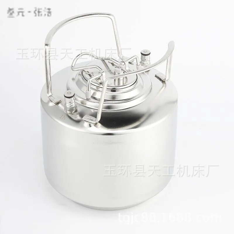 Пивной кег Ball Lock KegZH 6л из нержавеющей стали для домашнего пива