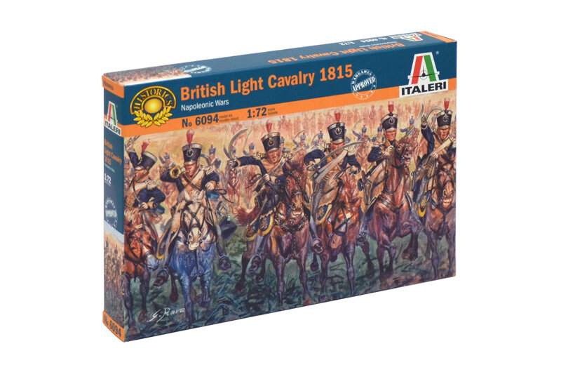 Сборная модель "Фигуры British Light Cavalry 1815" (1:72), артикул 6094