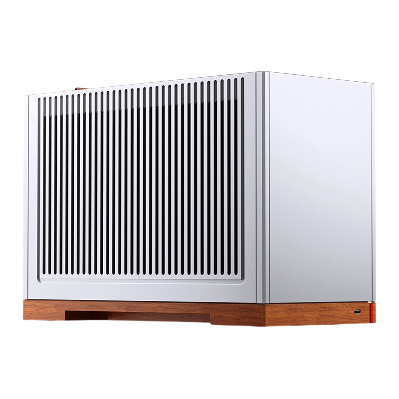 Корпус без блока Case JONSBO T9, Micro-Tower, no fan, 1xUSB-C 3.2, SFX PSU Support, mITX Silver