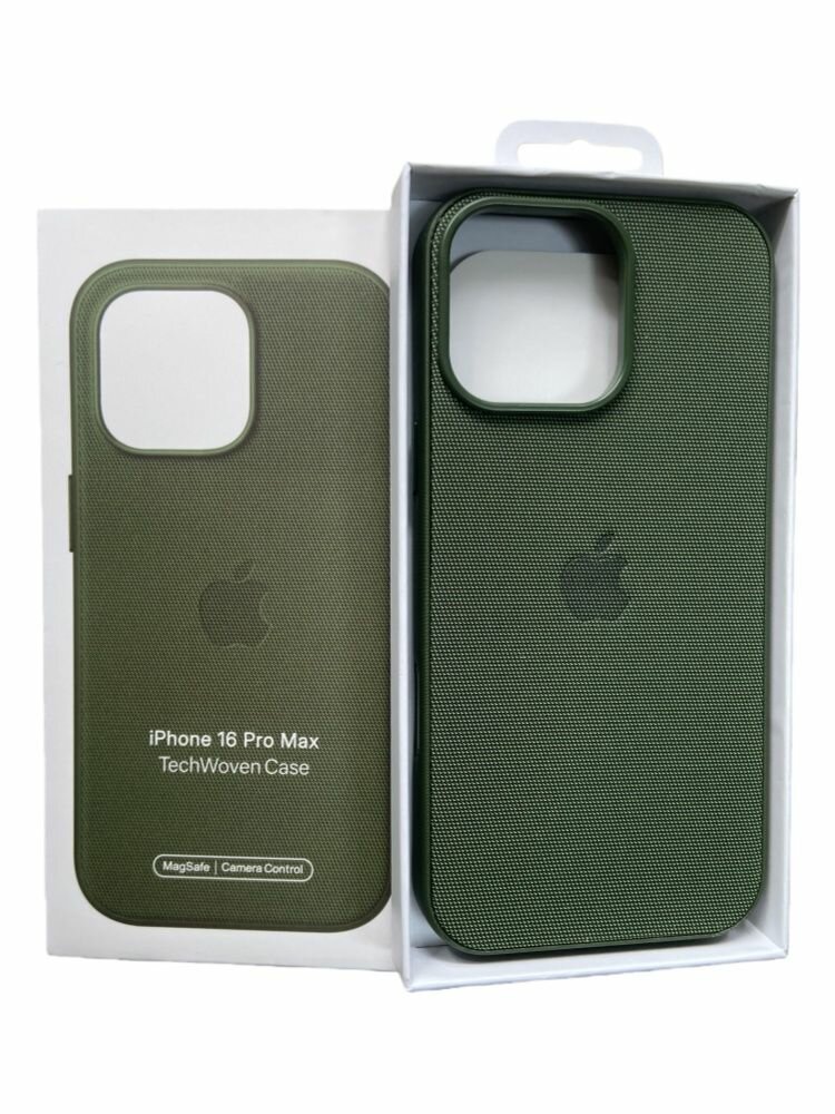 Чехол Apple TechWoven Case с MagSafe для iPhone 16 Pro Max, тканный эко материал