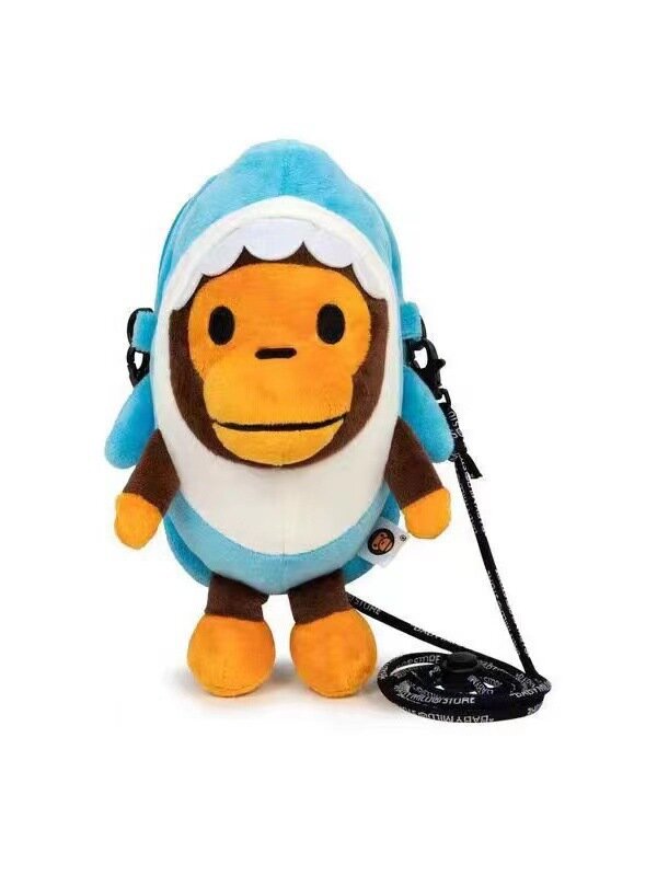 Японский модный бренд bapex milo monkey: детская сумка через плечо, сумка для мобильного телефона, камуфляжная сумка для мобильного телефона, в уличном стиле с мультяшным принтом.