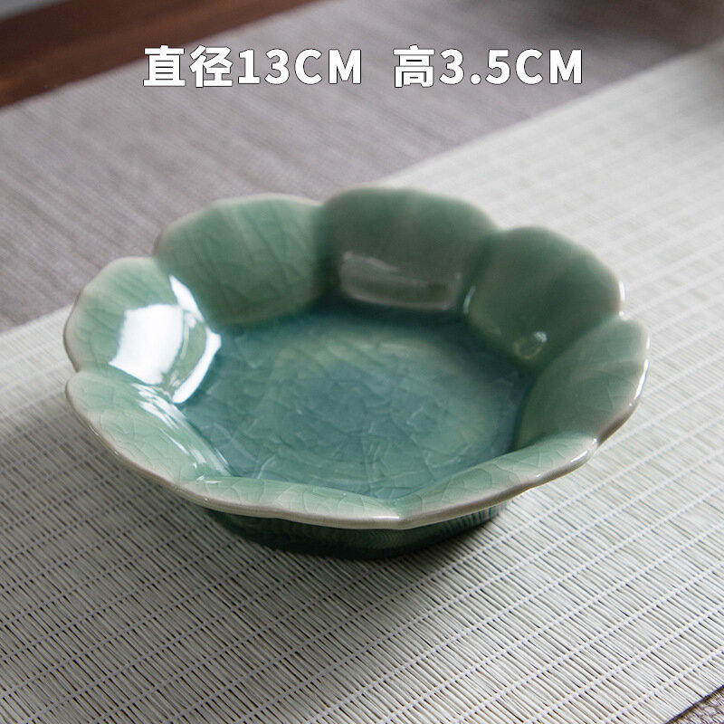 Керамическая фруктовая тарелка, китайское свадебное печенье, фруктово-овощная закуска на высокой ножке, винтажная закуска, сухофрукты, домашняя десертная тарелка для фруктов.