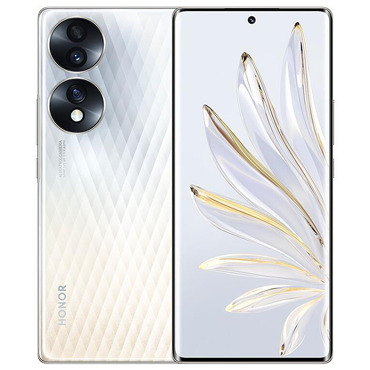 Смартфон HONOR 70 5G 12/256 ГБ White, Global, Dual nano SIM, Процессор Snapdragon 778G Plus