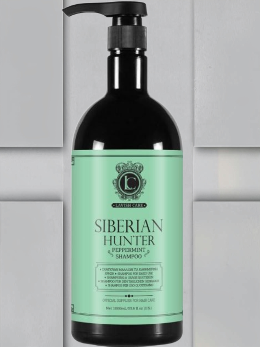 LAVISH CARE Шампунь для Ежедневного Использования SIBERIAN HUNTER (Сибирский Охотник), 1000 мл