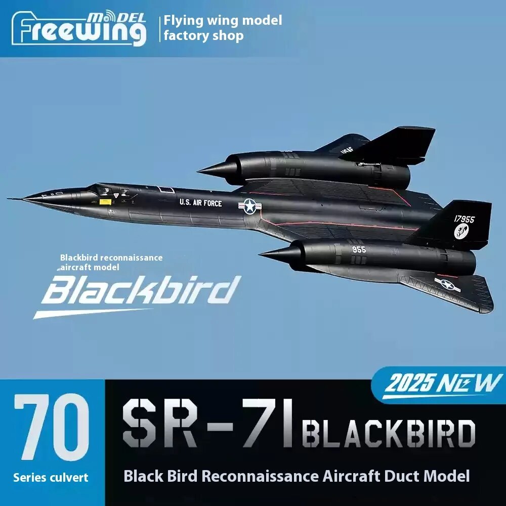FMS SR-71 Blackbird радиоуправляемый самолет