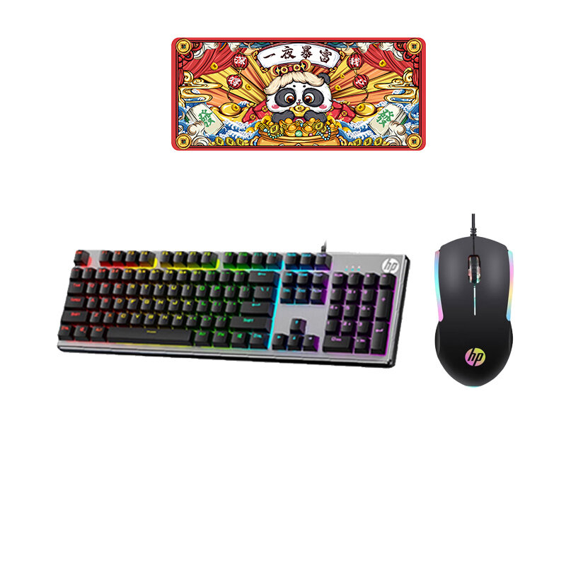 Проводная игровая клавиатура с механическим ощущением унисекс HP HUIPU K500Y