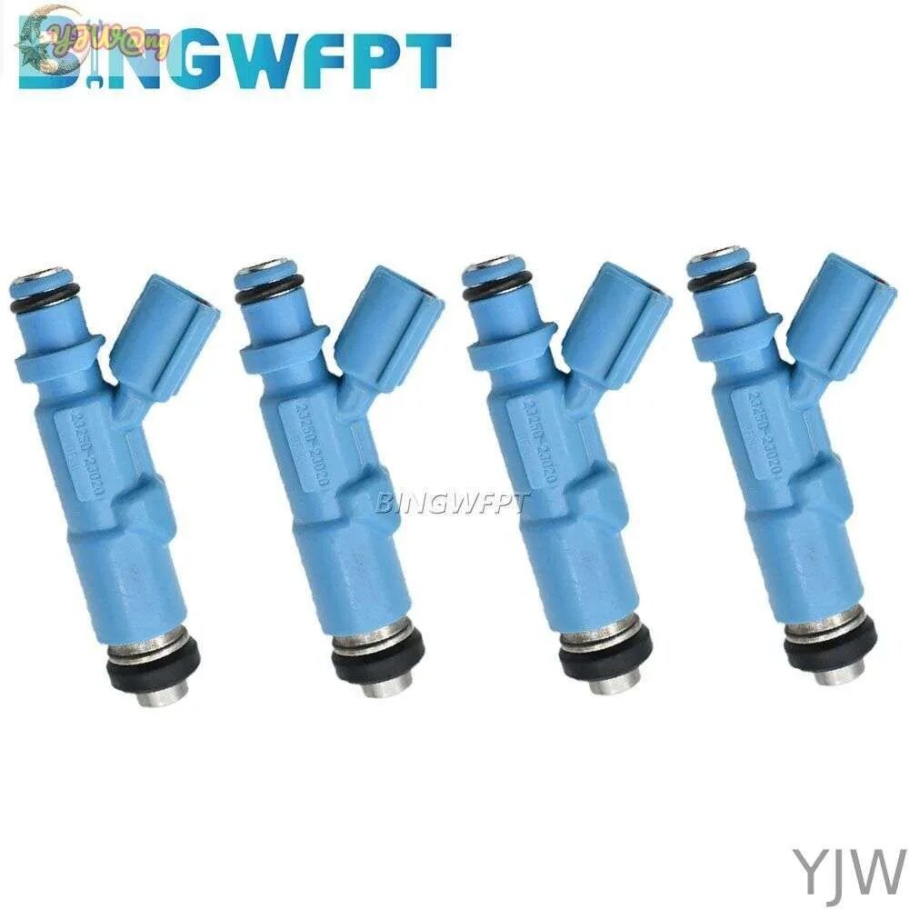 Форсунка масляная, арт. 4 шт. 23209-29015 топливный инжектор для Toyota Yaris Verso Prius Vitz 23250-23020 23209-23020, 4 шт.