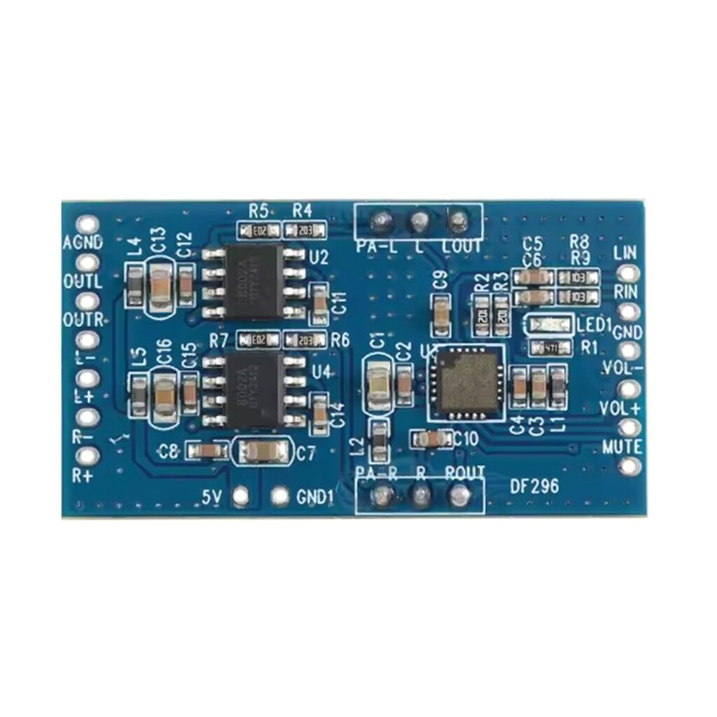 Плата модуля управления громкостью стереозвука для электронного управления громкостью