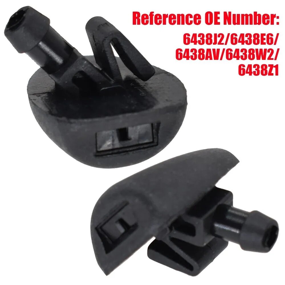 Для Peugeot 206 407 Форсунка Стеклоочистителя Омывателя Переднего Лобового стекла 6438E6 6438Z1