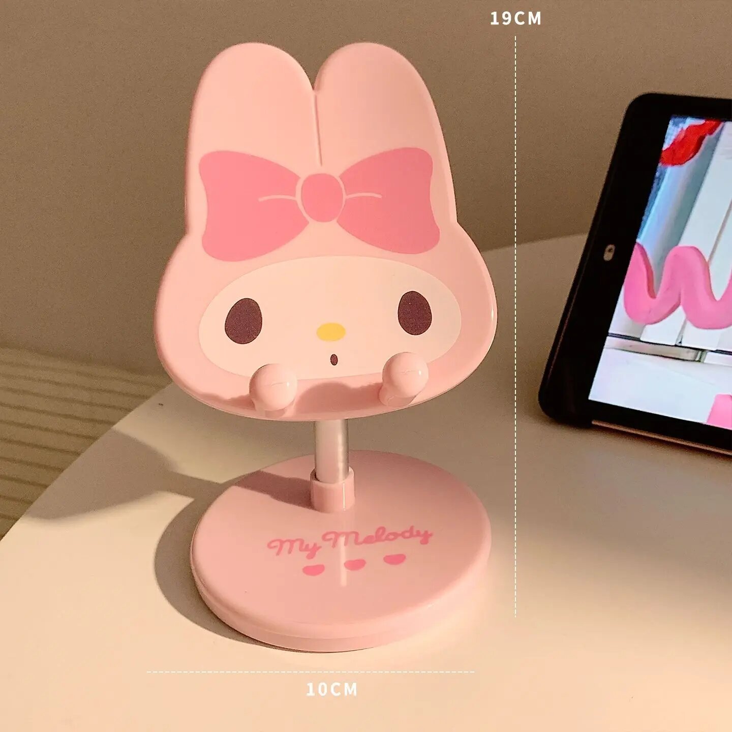 Cute My Melody Kuromi Desktop Phone Bracket New Stable Adjustable Home Lazy People Watch Tv Flat Ipad Special Bracket
