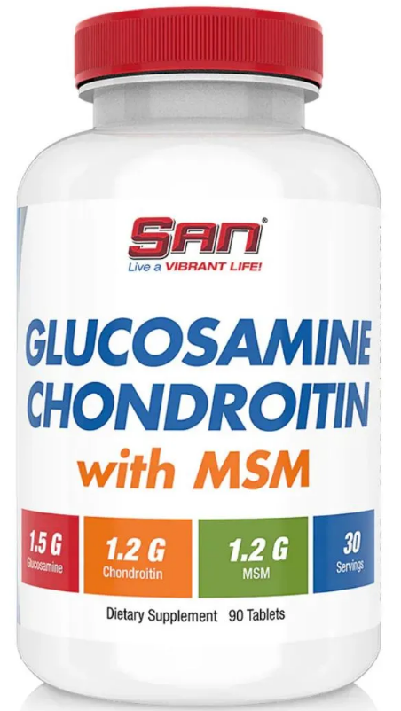 Glucosamine Chondroitin MSM 90 таблеток (SAN)