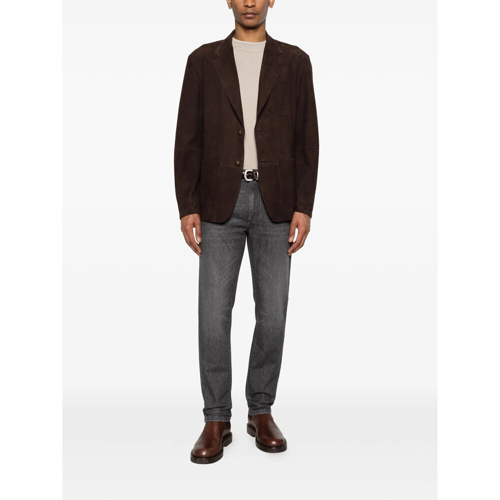 Пиджак Canali, размер 52, коричневый — фото 1