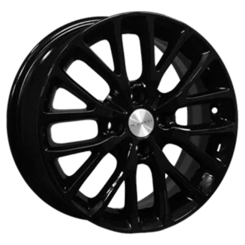 Диск колесный Khomen Wheels KHW1506 (Lada Granta) 6,0x15 4x98 Dia58.6 ET36 цвет Black