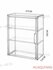 Витрина для фигурок из пластика, настольная, прозрачная, 27x13x36 см - Y-KESS